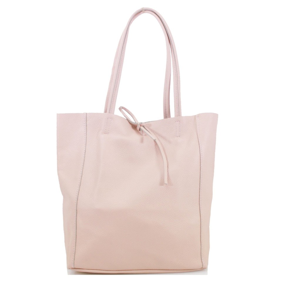 Ladies Real Leather Small Shopper Bag Open Top Women Soft Shoulder Tote ...