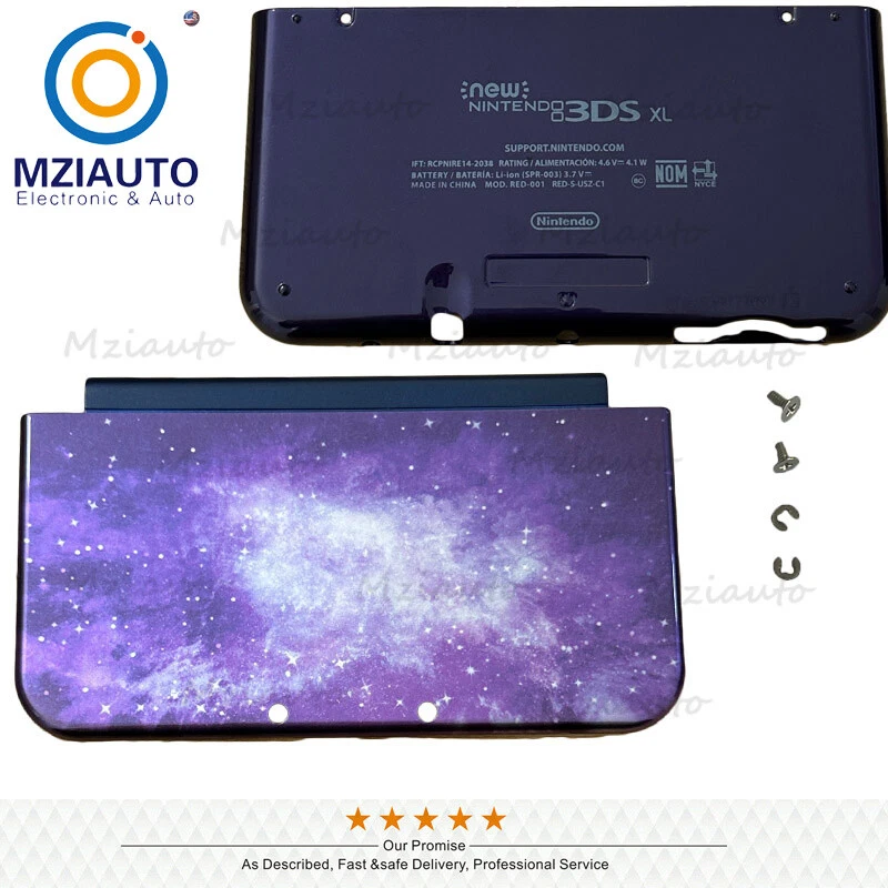 Nintendo 3DS XL Galaxy in Blue/Purple with Screen Protectors and Clear ...