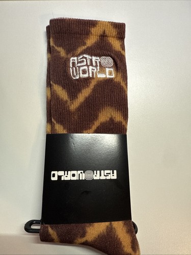 Travis Scott Astroworld Socks/ Brown Tie-Dye | eBay