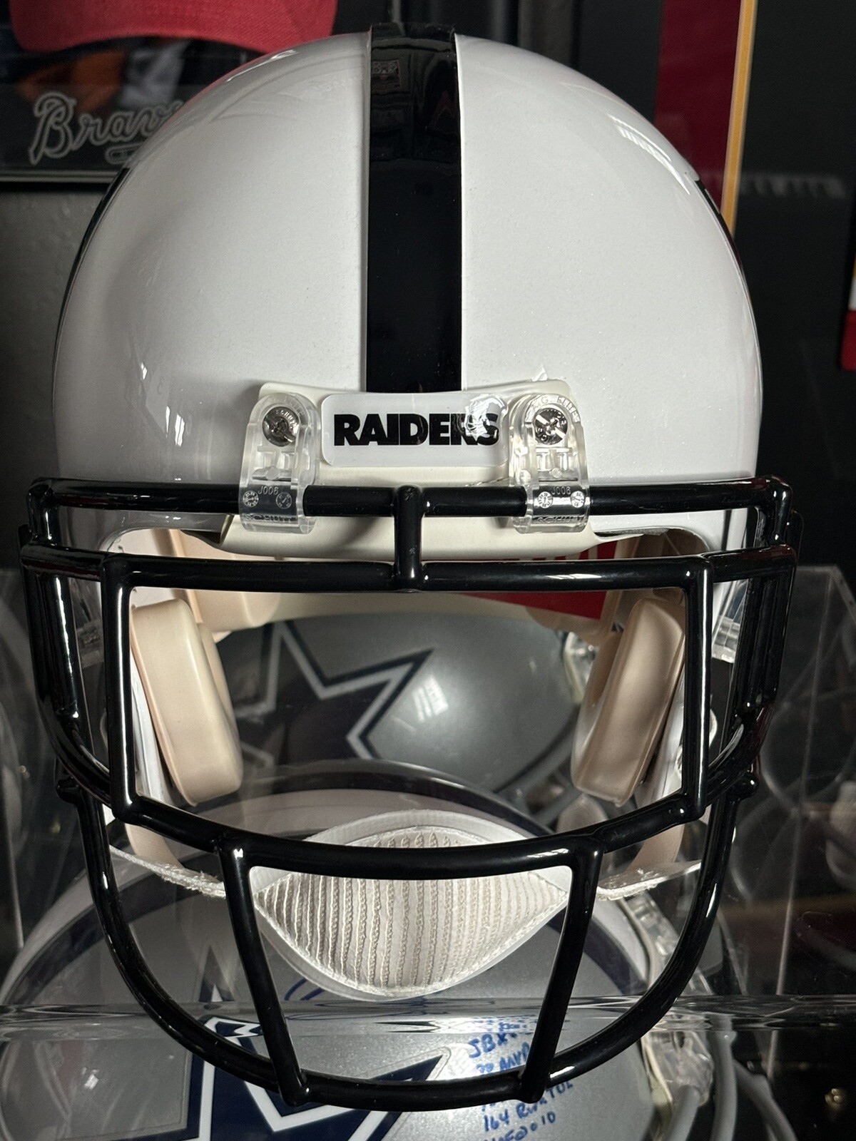 Davante Adams Signed Authentic Custom Las Vegas Raiders Riddell VSR4 ...