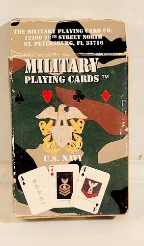 Military Playing Cards- US Navy 1 Deck (Vintage) | eBay