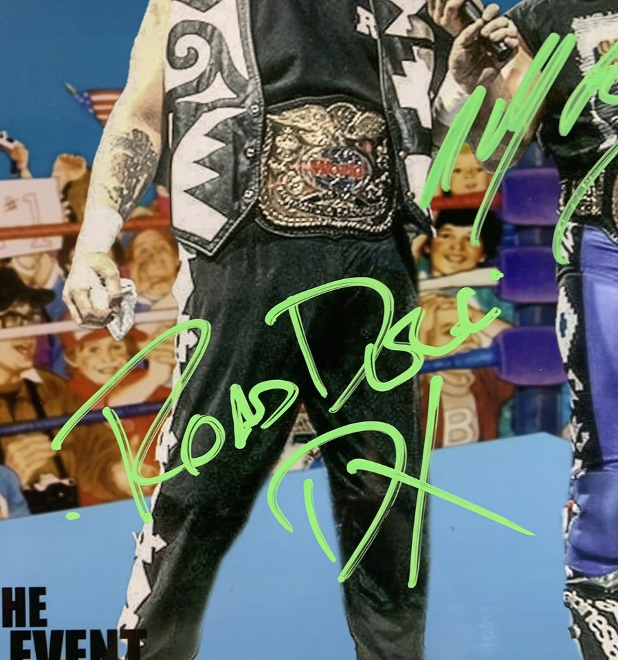 ROAD DOGG & BAD ASS BILLY GUNN Dual Signed Custom LJN Poster Edit ...