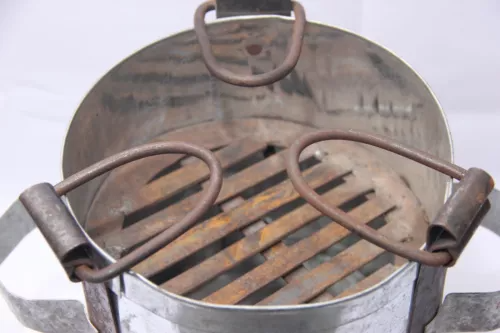 Vntg Style Cooking Heating Forged Iron Sigdi Sigri Stove Wood Burning ...