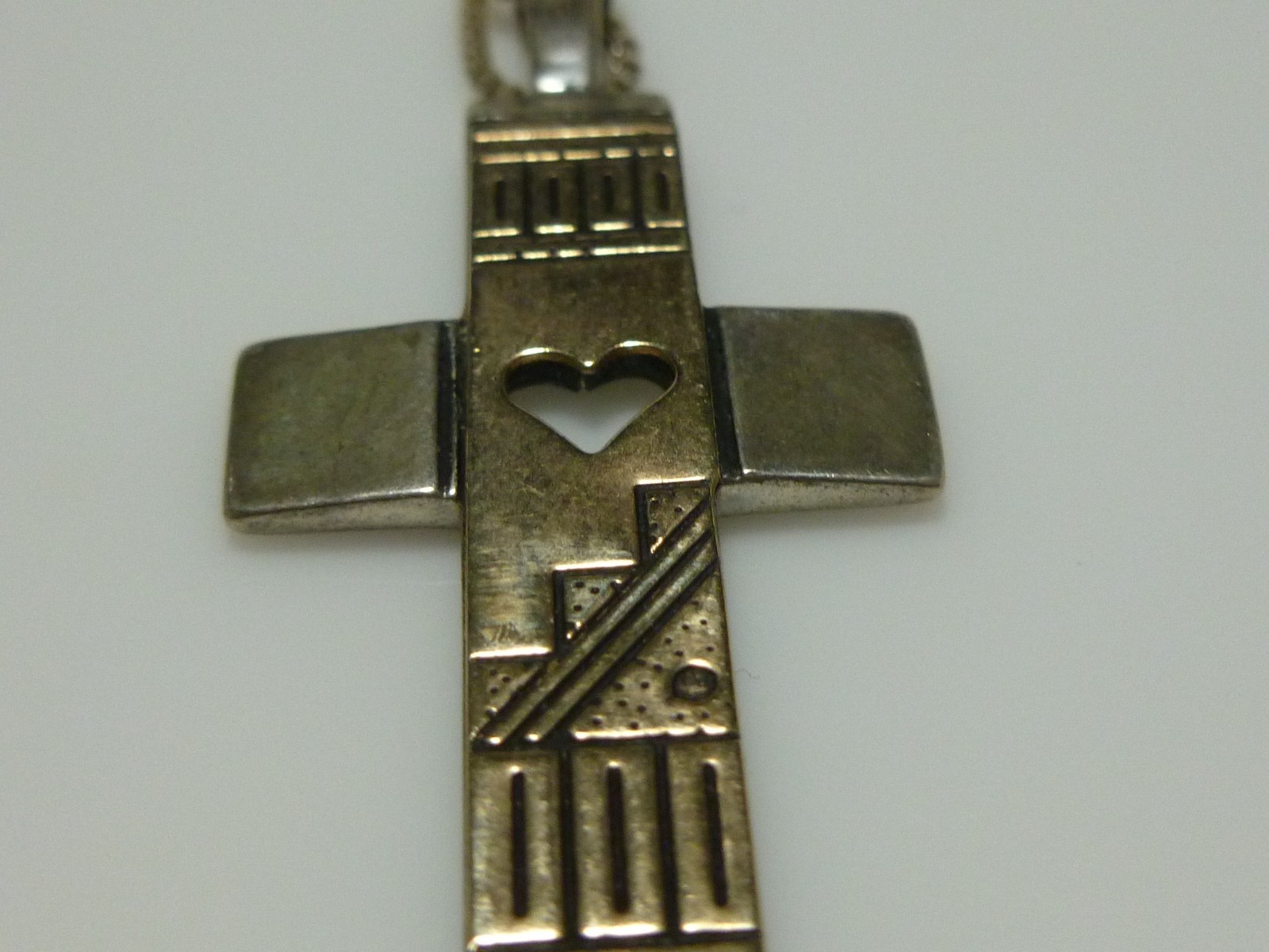 RMT RODERICK TENORIO CAROLYN POLLACK STERLING SILVER 14K GOLD CROSS ...