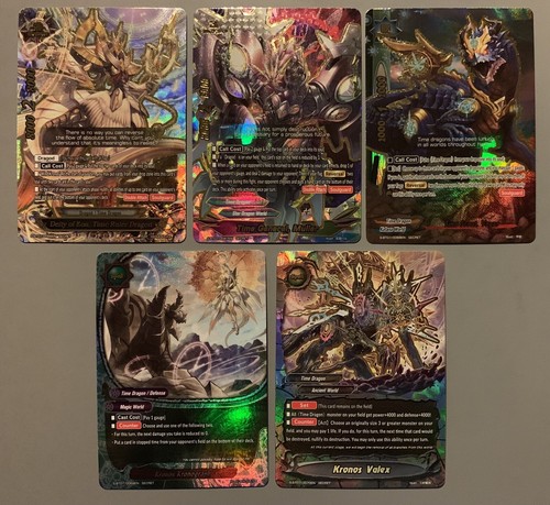 FUTURE CARD BUDDYFIGHT DEITY OF EON TIME RULER DRAGON S-BT07 SECRET SET ...