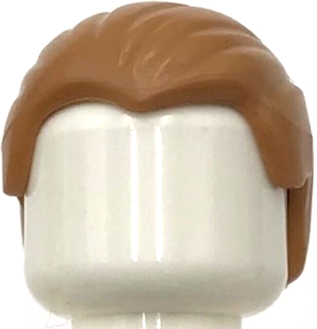 Lego New Medium Nougat Minifigure Hair Combed Front to Rear Part | eBay