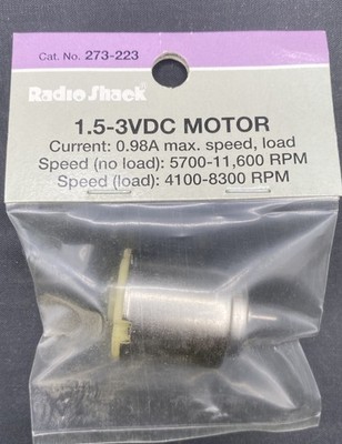 Radio Shack 273-223 DC Motor NOS | eBay