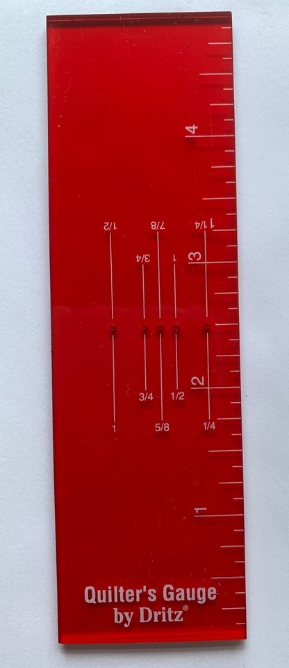 Dritz Machine Seam Gauge & Adhesive Guide Measure & Set Seam Width ...