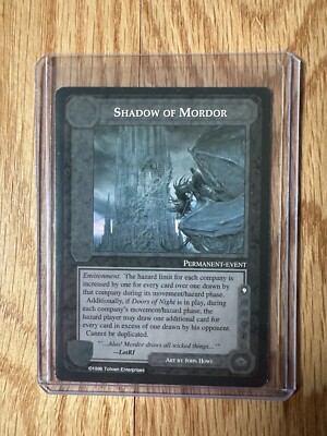 Middle-earth CCG The Dragons Shadow of Mordor NM RARE MECCG Middle ...