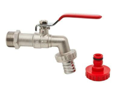 Lever Operated Outside Tap with Quick Connect Hose Nozzle & Loose Hose ...