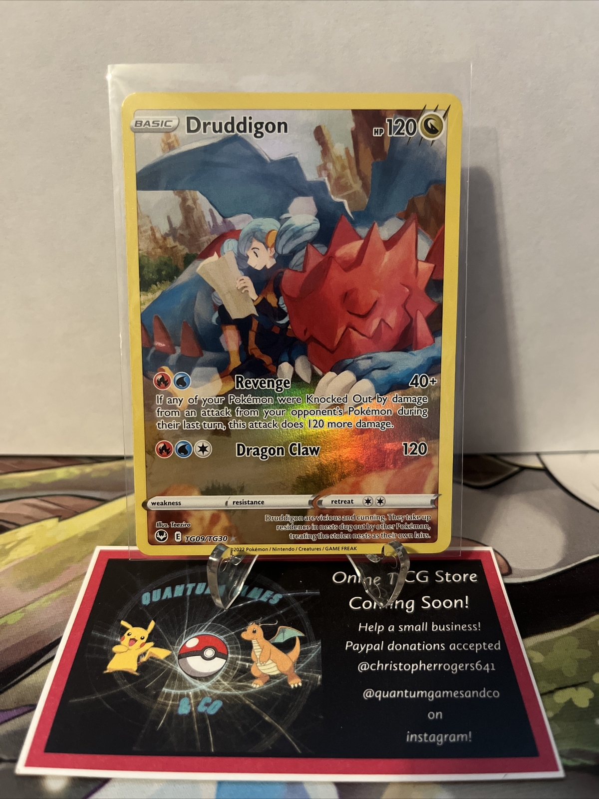 Druddigon Pokemon Card