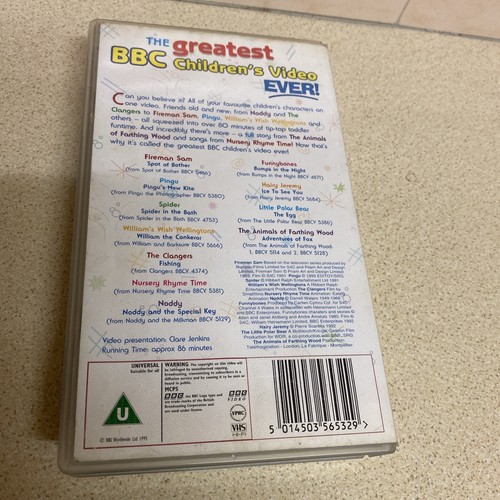 The Greatest BBC Children's Video Ever (VHS/H, 1995) for sale online | eBay