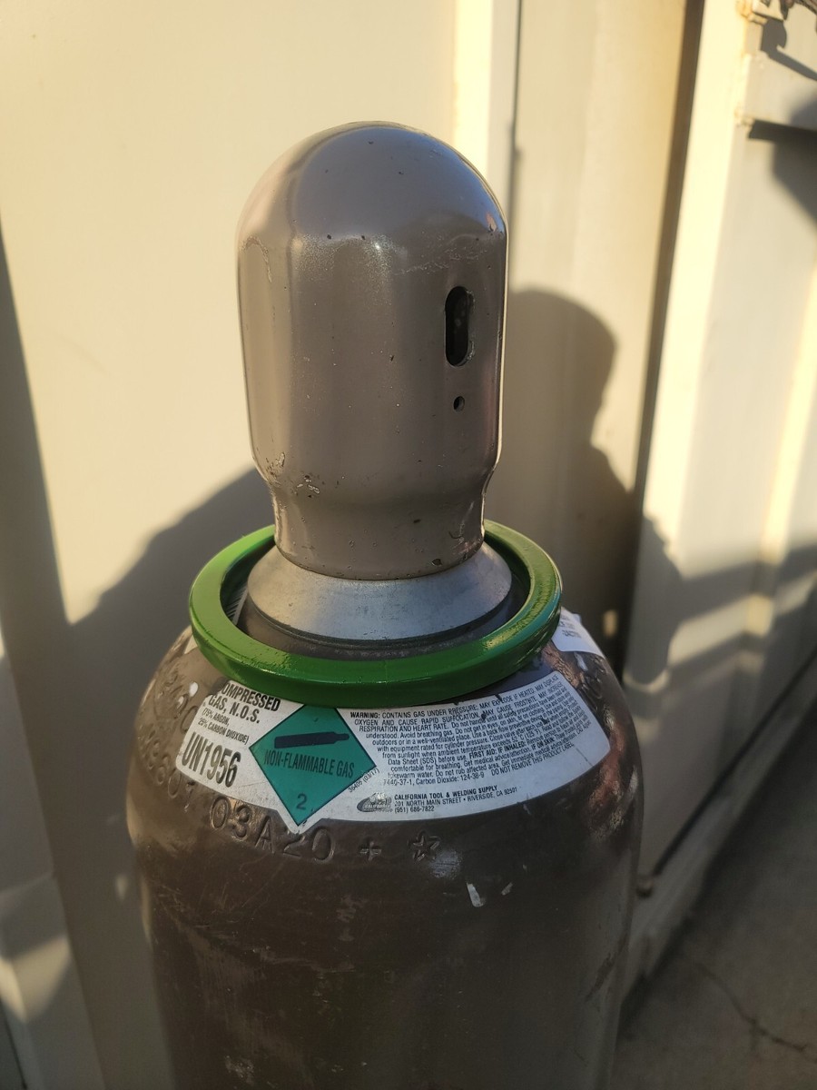 Label For Argon Gas Color