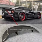 Universal GT-Style Racing For Car Real Carbon Fiber Wing Spoiler Rear ...
