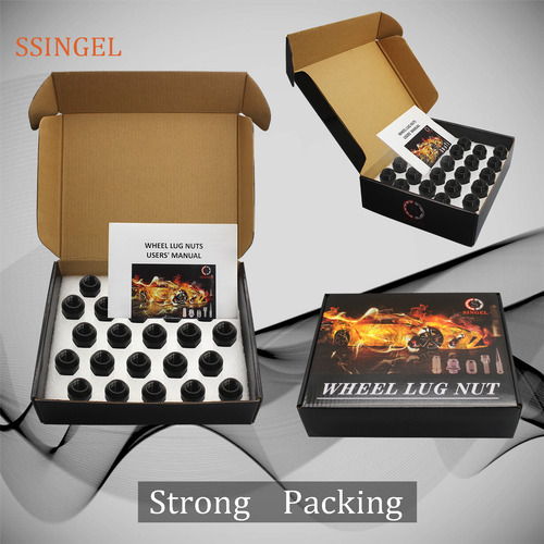 9596070 GM CHEVY GMC FACTORY OEM M14x1.5 Wheel Lug Nuts 22 HEX BLACK ...