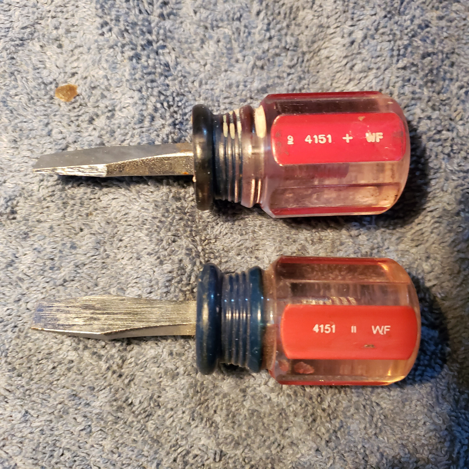 Vintage 2 Craftsman Stubby Screwdrivers 4151 1/4" Flat Blade | eBay