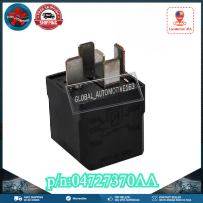 Black For 2004-2008 Chrysler Pacifica /2023 Ram 3500 Starter Relay ...