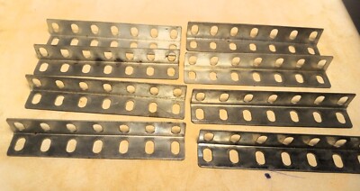 Gilbert Erector Set: Part MO: 3" Plated Angle Girders: Lot of 8 A | eBay