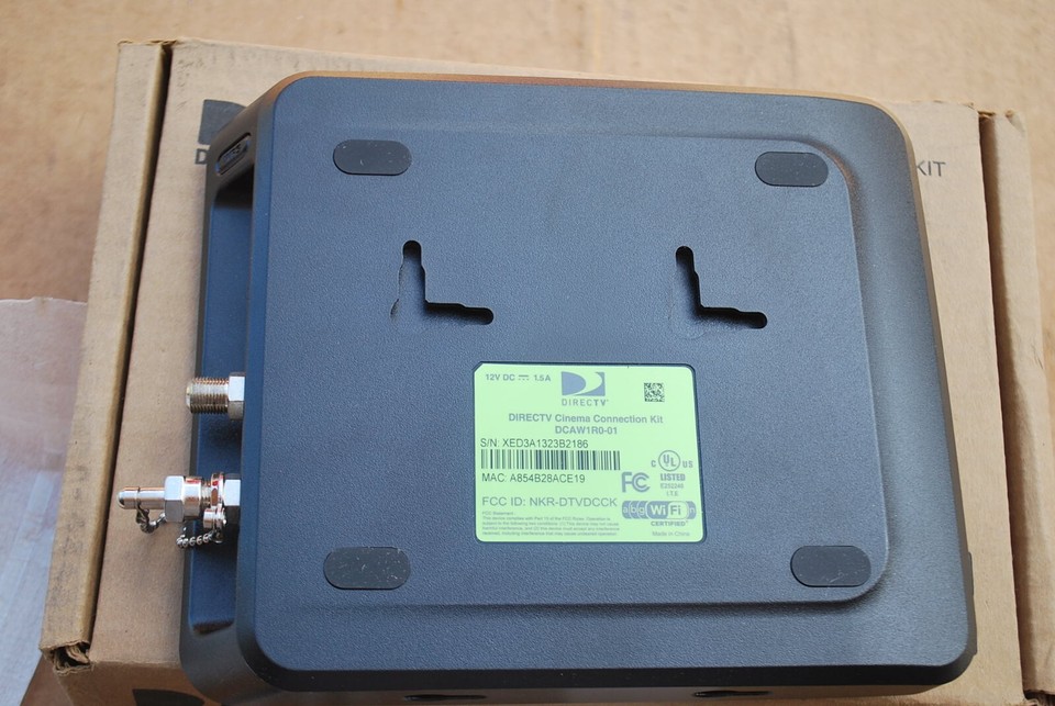 DIRECTV WiFi DECA DCCK WIRELESS DCAWIR0-01-R CINEMA CONNECTION KIT HR23 ...