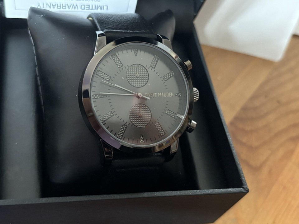 New Steve Madden Watch in Box with Pillow never been removed from BOX ...