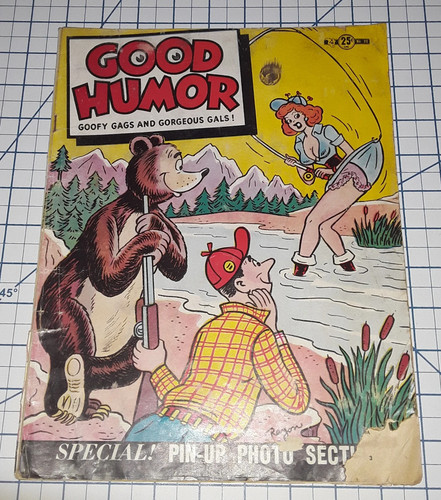 1953 GOOD HUMOR Pin-Up Girly Magazine w/ Marilyn Monroe and Jokes ...