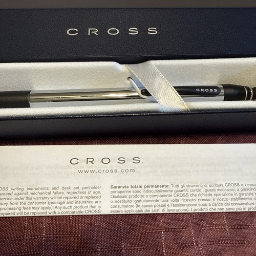 Brand New Chrome, Thin Box Cross Pen | eBay
