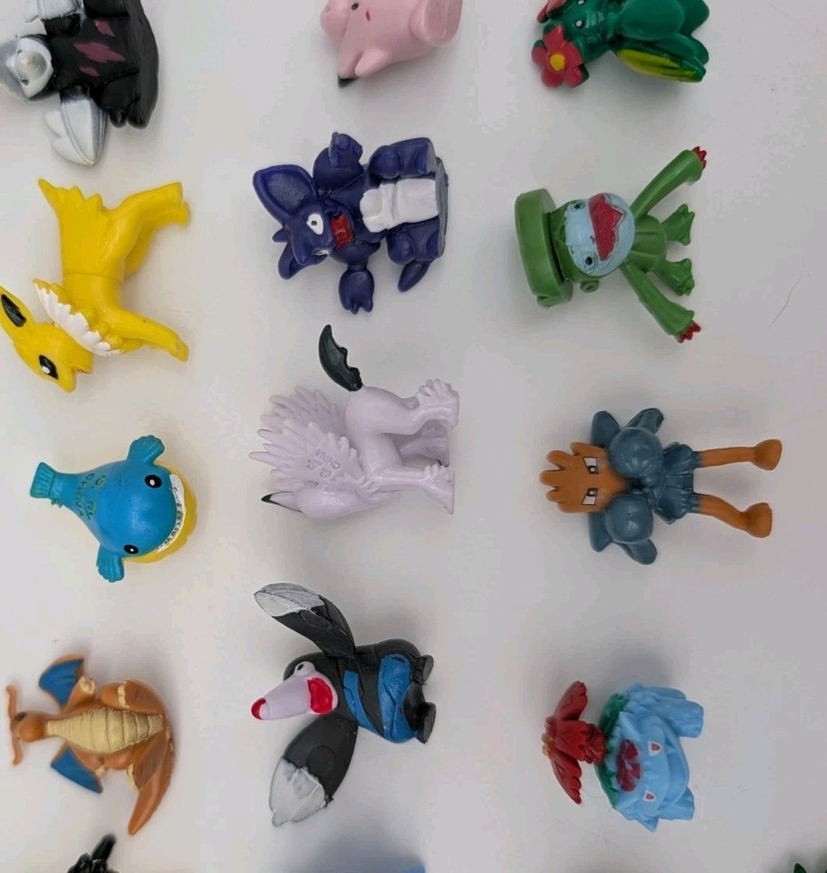 Lot of 47 Pokemon Mini Figures 1" Characters RL, R/L.W Figurines ...