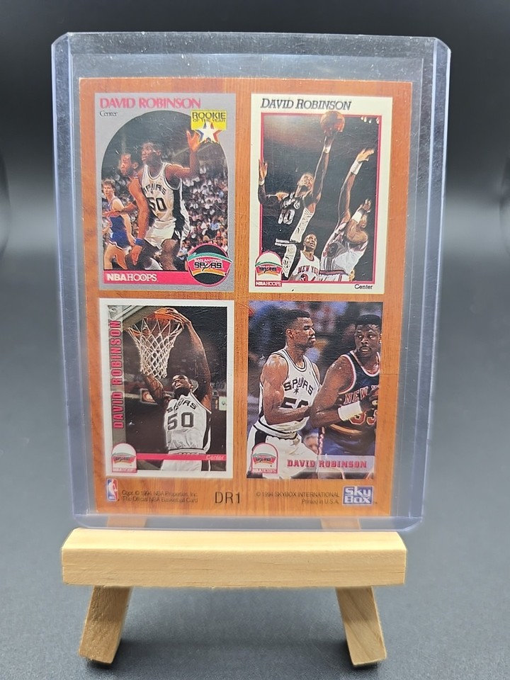 David Robinson 1993 NBA Hoops Spurs 5th Anniversary Auto Autograph Card ...