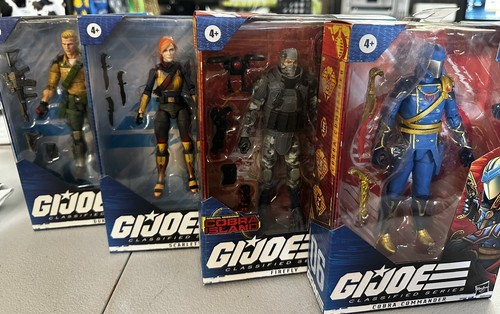 Gi Joe Classified Lot Regal cobra Commander, CI Firefly, Duke, And ...
