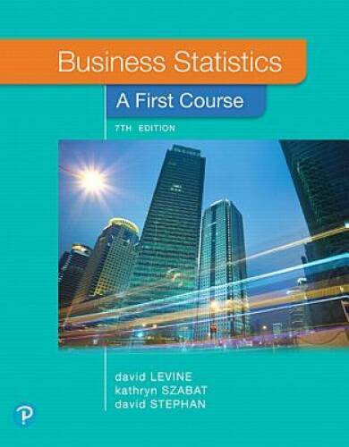 Business Statistics: A First Course (8th Edition) - Paperback - GOOD ...