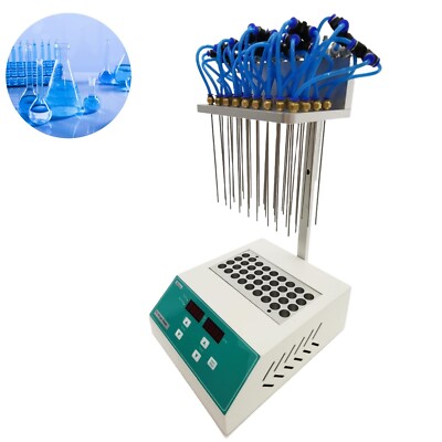 36 Holes Dry-type Termovap Sample Concentrator Nitrogen Blower 110V 5.9 ...