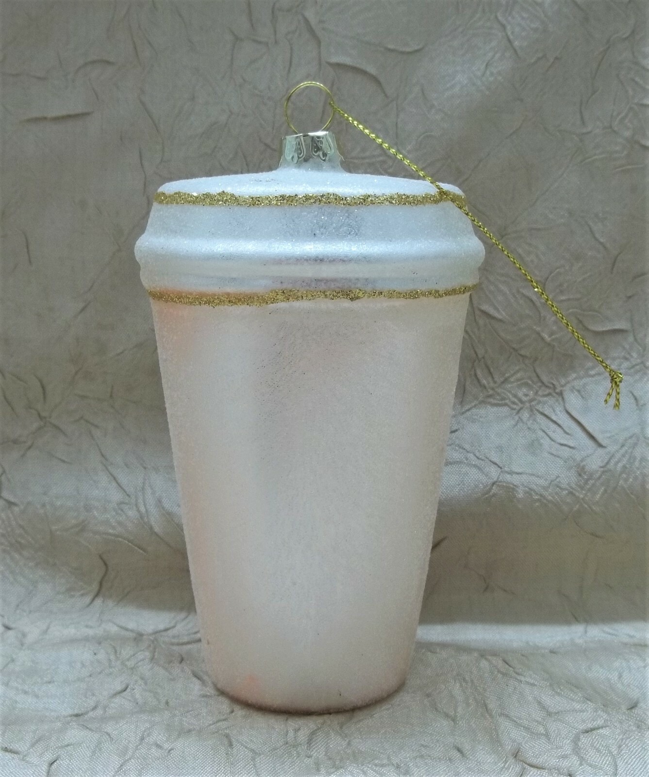 Super Expensive Coffee Cup Glass Christmas Ornament A Grande Holiday ...