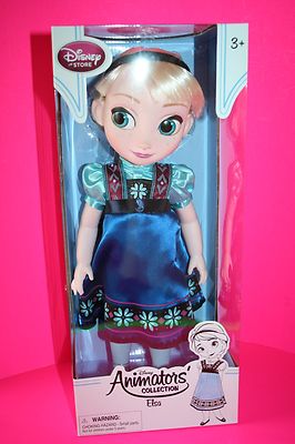 NEW DISNEY ANIMATORS' COLLECTION ELSA DOLL 16" DISNEY STORE FROZEN ...