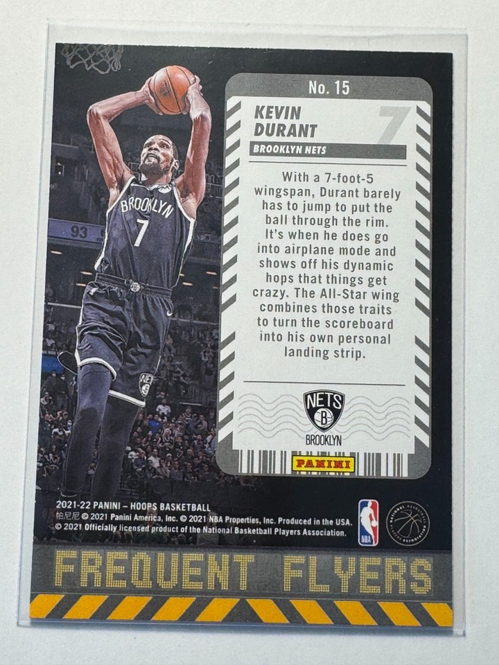 Kevin Durant 2021-22 Panini NBA Hoops Frequent Flyers Insert #15 | eBay
