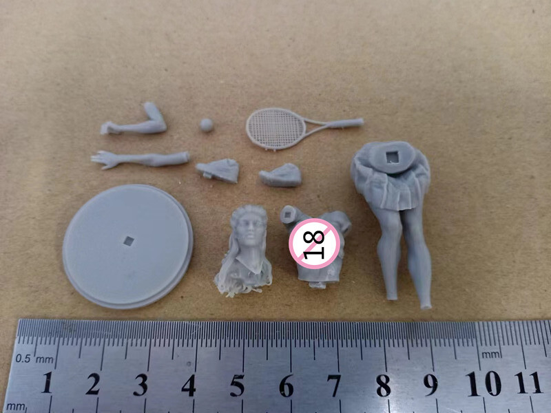 Tennis Girl Nsfw Resin Figures Model Kit 1/24 Scale 75mm Unpainted ...