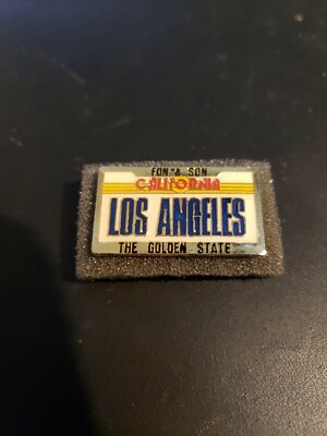 Los Angeles California Pinback Lapel Pin Vintage | eBay