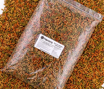 HERONS Koi Trio Sticks 1kg | PREMIUM POND FISH FOOD KOI CARP GOLDFISH ...
