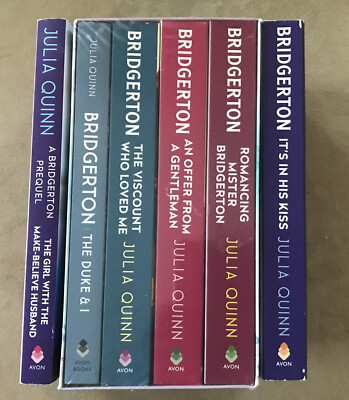 Bridgerton Family Book Series 6 Books Collection Set Julia Quinn The ...