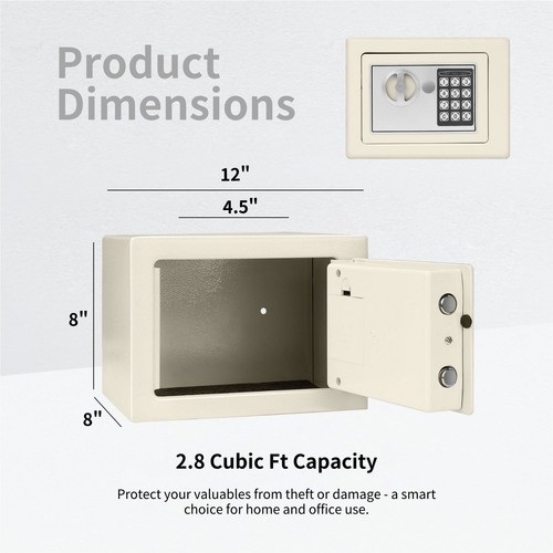 Electronic Depository Safe Box Drop Slot Opening Keypad Combination ...