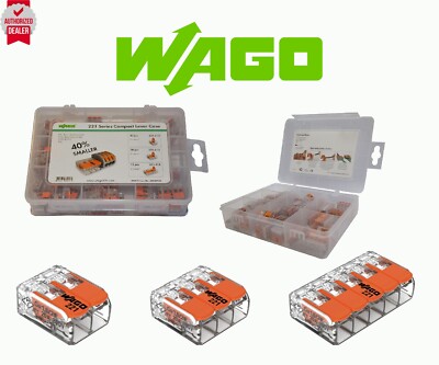 WAGO 221 Series Lever Connector Installation Box with case | eBay UK
