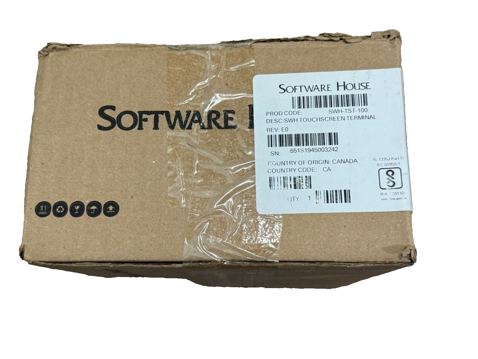 Software House SWH-TST-100 SWH Touchscreen Terminal (NEW IN BOX) | eBay