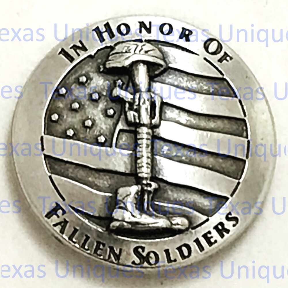 MILITARY CONCHO IN HONOR OF FALLEN SOLDIERS CON963-B-FS-SP | eBay