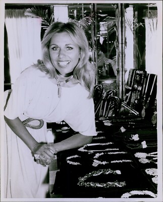 LG826 1980 Original Photo ELEGANT Helga Wagner Gorgeous Blonde Blue ...