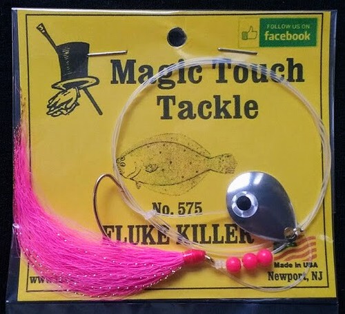 Magic Touch Tackle No.575 FLUKE KILLER RIG - Weakfish - Flounder - PINK ...