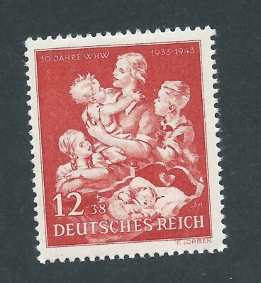 German Reich Postage stamp 1943 Mother & Children.MNH OG | eBay