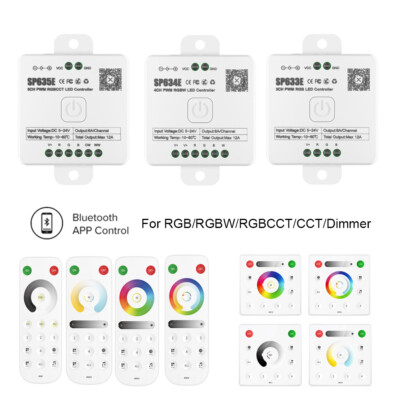Bluetooth LED Controller APP Music Voice COB DIM RGB CCT RGBW Pixels ...