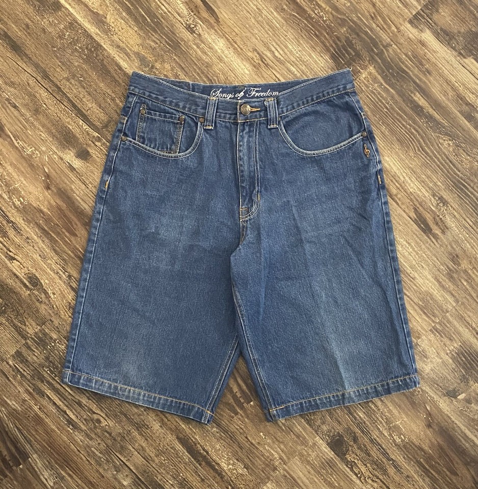 Y2K 2000s Songs Of Freedom Jorts Jean Shorts Men’s Size 36 | eBay