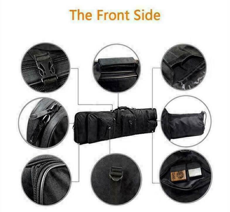Mens Tactical Hunting Shooting Padded Carry Case Air Rifle Gun Slip Bag ...