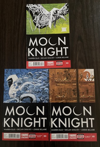 Marvel Comics Moon Knight Warren Ellis Lot of 3! #3, 4 & 5 Read Desc ...