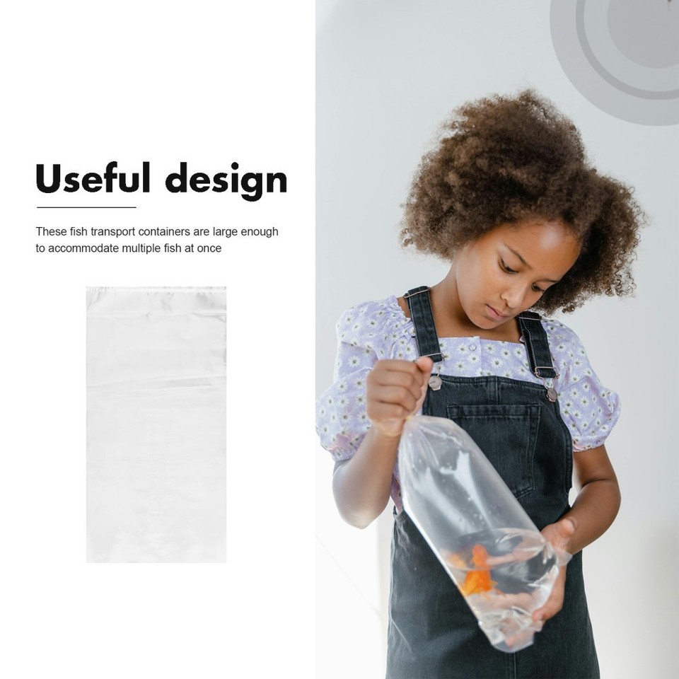 50pcs Fish Transport Container Packaging Bag Aquarium Outdoor Shipping ...